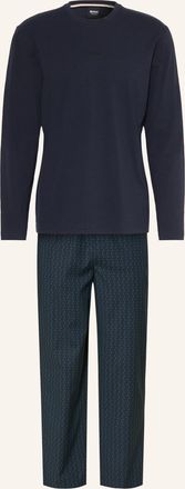 HUGO BOSS Schlafanzug Chris blau