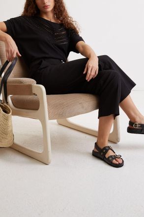 Gerard Darel Pantalon droit en coton - EILEEN - Noir