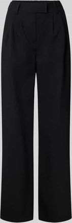 Review Wide Leg Stoffhose mit Bundfalten