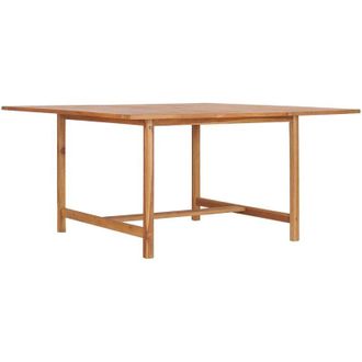vidaXL vidaXL Gartentisch 150x150x76 cm Massivholz Teak