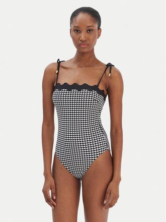 Seafolly Badeanzug Gia Check Ric Rac 11097-282 Schwarz