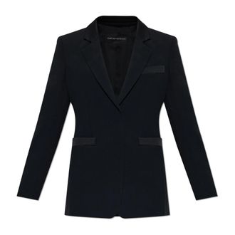 Emporio Armani Sakko mit doppel Bel&uuml;ftung - - Jackets - Damen - Schwarzk - XS