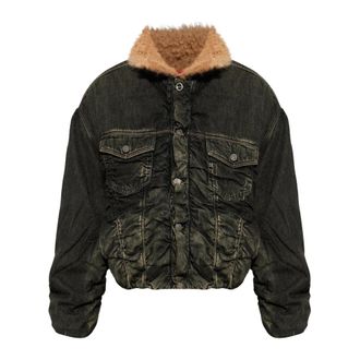 Diesel D-Curly-Fsj Jacke - - Jackets - Herren - Schwarzk - XL