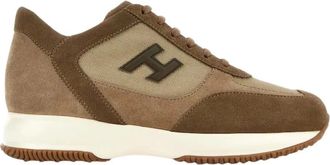 Hogan Homme, Chaussures, Brun, Taille: 41 1/2 EU Baskets Interactives