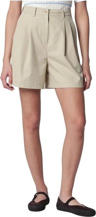Dunst Femme, Shorts, Beige, Taille: 40 FR Double Pleated Bermuda Shorts