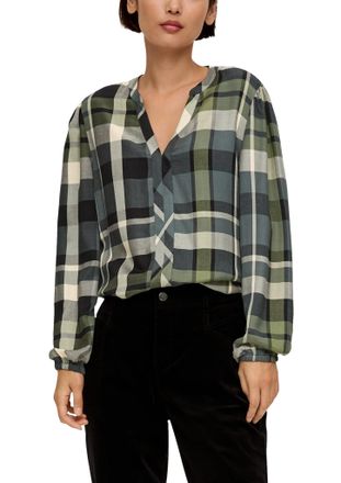s.Oliver Damen Bluse Langarm Green, 38
