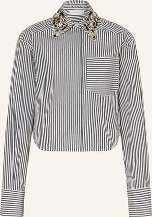 Sportmax Sportmax Hemdbluse Spxquagga Mit Schmucksteinen schwarz