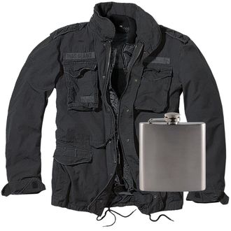 Spass Kostet M65 Giant Armee Winterjacke schwarz mit Flachmann M bis 5XL Herren M&auml;nner