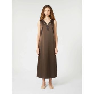 Max Mara Femme, Robes, Brun, Taille: 46 FR Canossa Dress