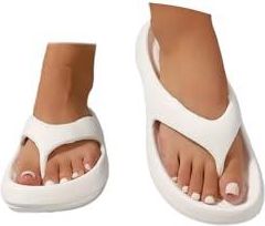 Generic Tongs orthop&eacute;diques pour femme, tongs orthop&eacute;diques l&eacute;g&egrave;res pour femme, sandales orthop&eacute;diques l&eacute;g&egrave;res pour femme, tongs &agrave; plateforme douce, chaussure