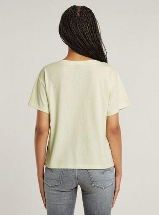 G-Star T-Shirt Open V-Neck Relaxed Top