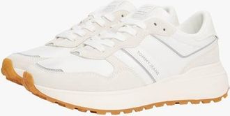 Tommy Hilfiger aktuelle Wildleder -Turnschuhe - Beige