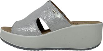 Igi & Co Igi&Co imac spa Damen D.Candy Keilsandale, Silber/schwarz, 39 EU