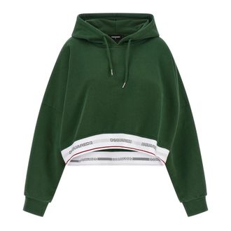 Dsquared2 Damen, Sweatshirts & Hoodies, Gr&uuml;n, XSGr&ouml;&szlig;e