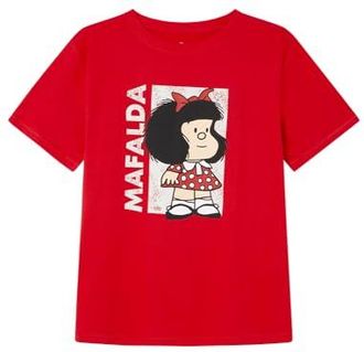 Springfield T-Shirt pour Femme, Rouge Hibiscus, M