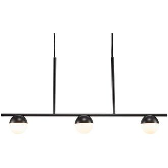 Nordlux Suspension CONTINA 3-Spot M&eacute;tal Noir, H.41.3 - IP20 - G9 /Nordlux Int&eacute;rieur
