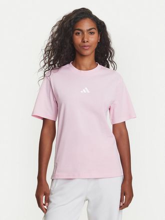 adidas T-Shirt Essentials 3-Stripes JE1226 Rosa Regular Fit