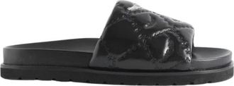 Zadig&Voltaire Femme, Chaussures, Noir, Taille: 39 EU Mules Vintage Teddy Bare