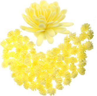 DOITOOL 100 St&uuml;ck K&uuml;nstliche Blumen Aroma Diffuser f&uuml;r &Auml;therische &Ouml;le Kleine Dekorative Duftsteine mit Nat&uuml;rlichem Duft Tragbarer Diffusor f&uuml;r Zuhause B&uuml;ro Ho