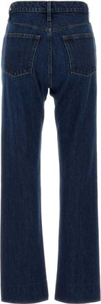 Jil Sander Womens Denim Jeans Mediumdenim Exterior: Cotton Pantaloni Trousers