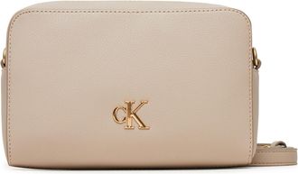 Calvin Klein Jeans Handtasche Calvin Klein Jeans Minimal Monogram Ew Camera Bag LV04K3162G Écru