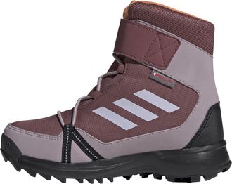 adidas Unisex Terrex Snow Hook-and-Loop Cold.RDY Winter Shoes Trailrunning-Schuhe, Quiet Crimson/Silver Dawn/Amber Tint, 36 2/3 EU