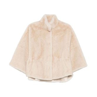 VALENTINI 1972 Valentini 1972, Femme, Vestes, Beige, Taille: 38 FR Eco Mink Coat