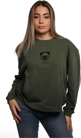 Moschino Femme, Sweatshirts et sweats &agrave; capuche, Vert, Taille: 36 FR V6A1710-4418 SweaT-shirt