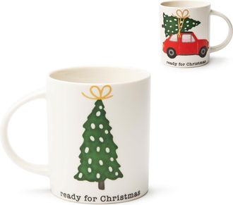 Excelsa Ready for Christmas Set 4 Tassen