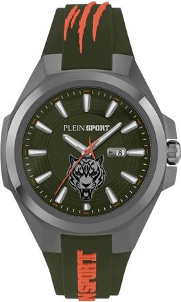 Plein Sport Homme, Accessoires, Vert, Taille: ONE Size Montre &agrave; quartz Tigermaster Ps7Ba0624