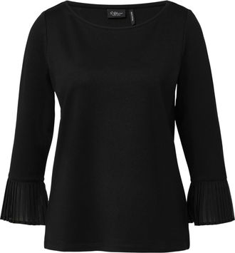 s.Oliver Black Label Damen 2170652 T-Shirt 3/4 Arm, 9999, 44