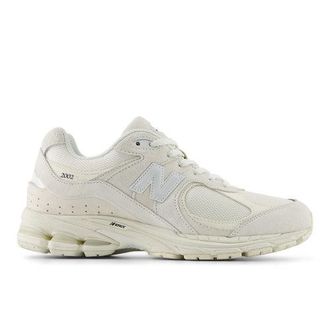 New Balance Unisexe 2002R en Blanc/Gris, Su&egrave;de/Mesh, Taille 37.5 Large