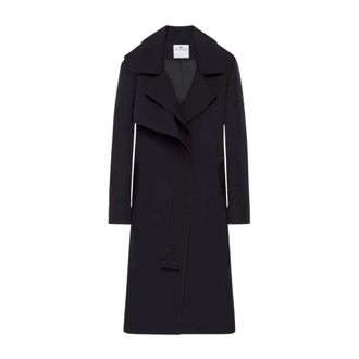 Courr&egrave;ges Trench Manteaux - Femme - Manteaux - Bleu - Taille: 38 FR