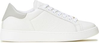 Twin-Set Sneakers mit Logo-Schild - Wei&szlig;