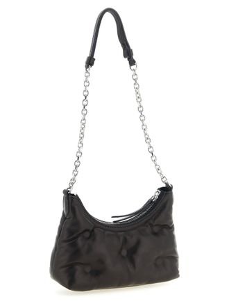 Maison Margiela Quilted Nappa Lambskin Shoulder Bag - Black