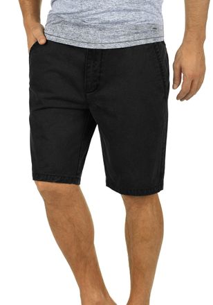 Solid Pinhel Herren Chino Shorts Bermuda Kurze Hose Aus 100% Baumwolle Regular Fit, Größe:XL, Farbe:Black (9000)