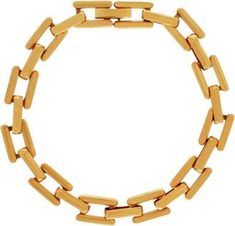 Dansk Copenhagen Femme, Accessoires, Jaune, Taille: ONE Size Passion Waterproof Square Link Bracelet