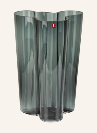 iittala Vase Alvar Aalto grau