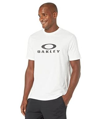 Oakley O Bark 2.0 Short Sleeve Shirt, White/Black, Medium