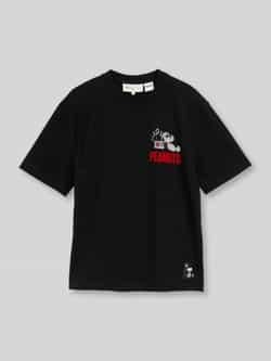 Tom Tailor Denim Relaxed Fit T-Shirt mit Peanuts Motiv-Print