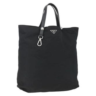 Prada Pre-owned Vintage Nylon Tote Bag - - Pre-owned - Damen - Schwarzk - ONE SIZE