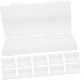 NUOBESTY 20 Stück Perlen Aufbewahrungsbehälter Durchsichtige Kunststoff Perlen Aufbewahrungsbehälter Durchsichtige Kunststoff Boxen Kleine