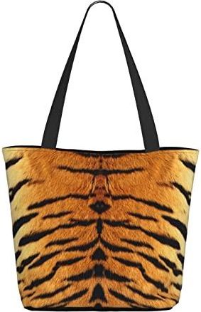 AOOEDM Sac &agrave; provisions pour femme motif animal-tigre 33 x 27,9 x 17,8 cm. Le cadeau parfait pour la Saint-Valentin. Cest de la Saint-Valentin pour maman, fi