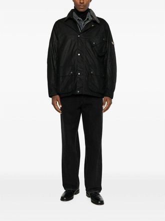 Barbour Waxed Cotton Jacket - Black