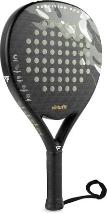 VirtuFit Precision Pro Padelschl&auml;ger - Schwarz - Gold