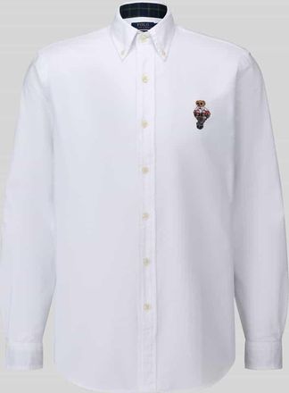Polo Ralph Lauren Freizeithemd aus reiner Baumwolle mit gesticktem Motiv-Detail