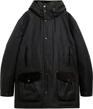 Barbour Parka col montant en coton
