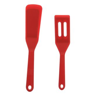 Garneck 2St Silikons chaufel hülse non stick pan antihaft topf Wok-Spatel aus Silikon Pizzakocher Schaufelschaufel Küchengeräte Eierspatel braten Steakspatel 