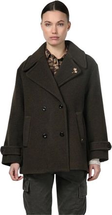 Mason's Leonie Coat - Femme - Manteaux - Vert - Taille: 40 FR