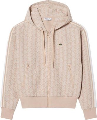 Lacoste Femme, Sweatshirts et sweats &agrave; capuche, Beige, Taille: 38 FR Lacoste Sweaters Beige